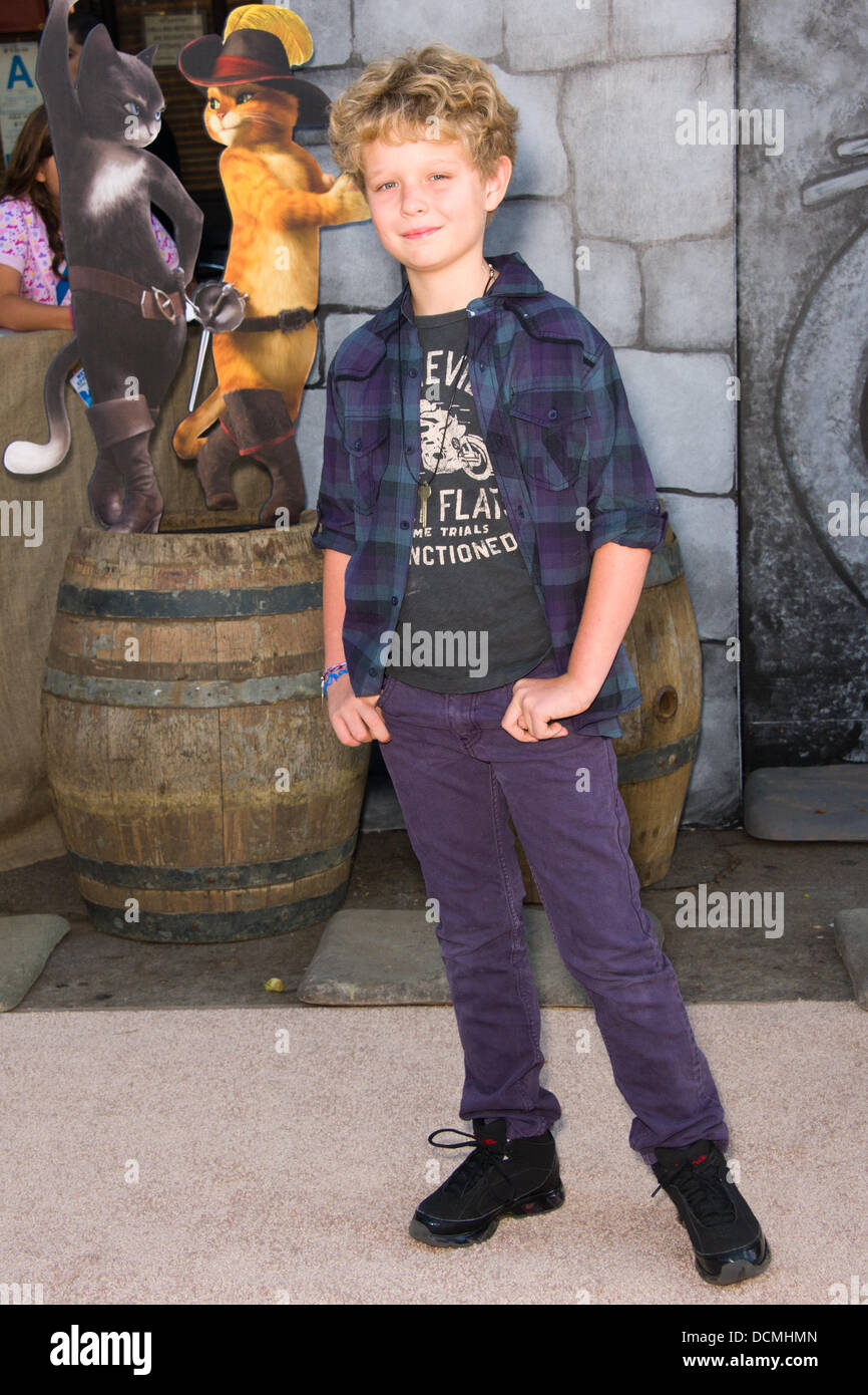 Riley Thomas Stewart The Los Angeles Premiere of 'Puss in Boots' held ...