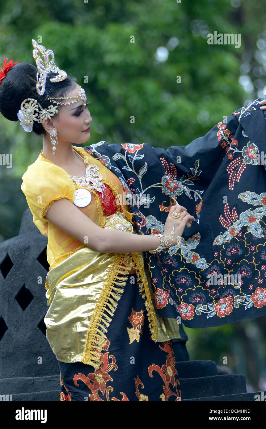 Culture Carnival parade in Jakarta celebrated Indonesia independent day ...