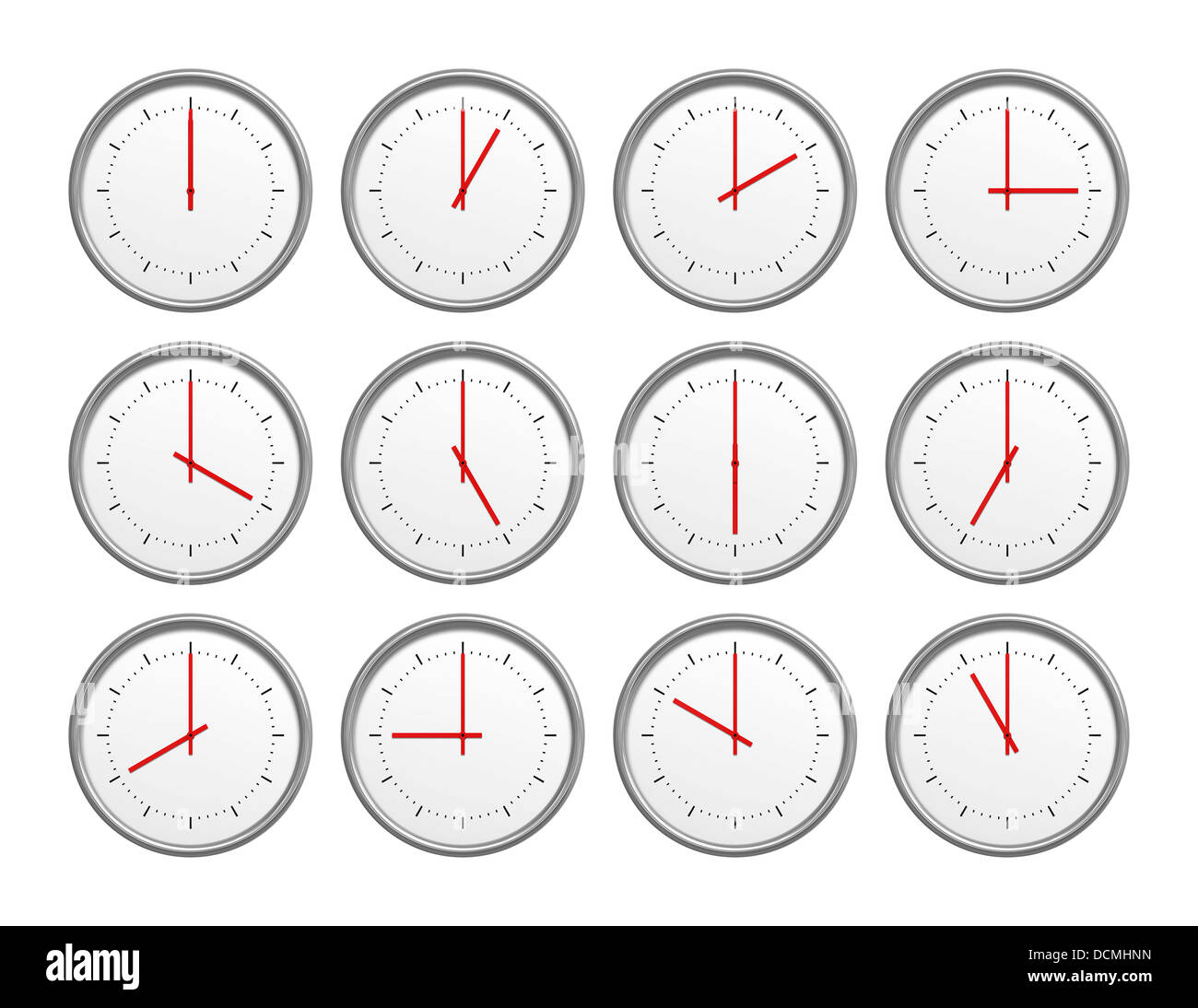 Timezone clocks hi-res stock photography and images - Alamy
