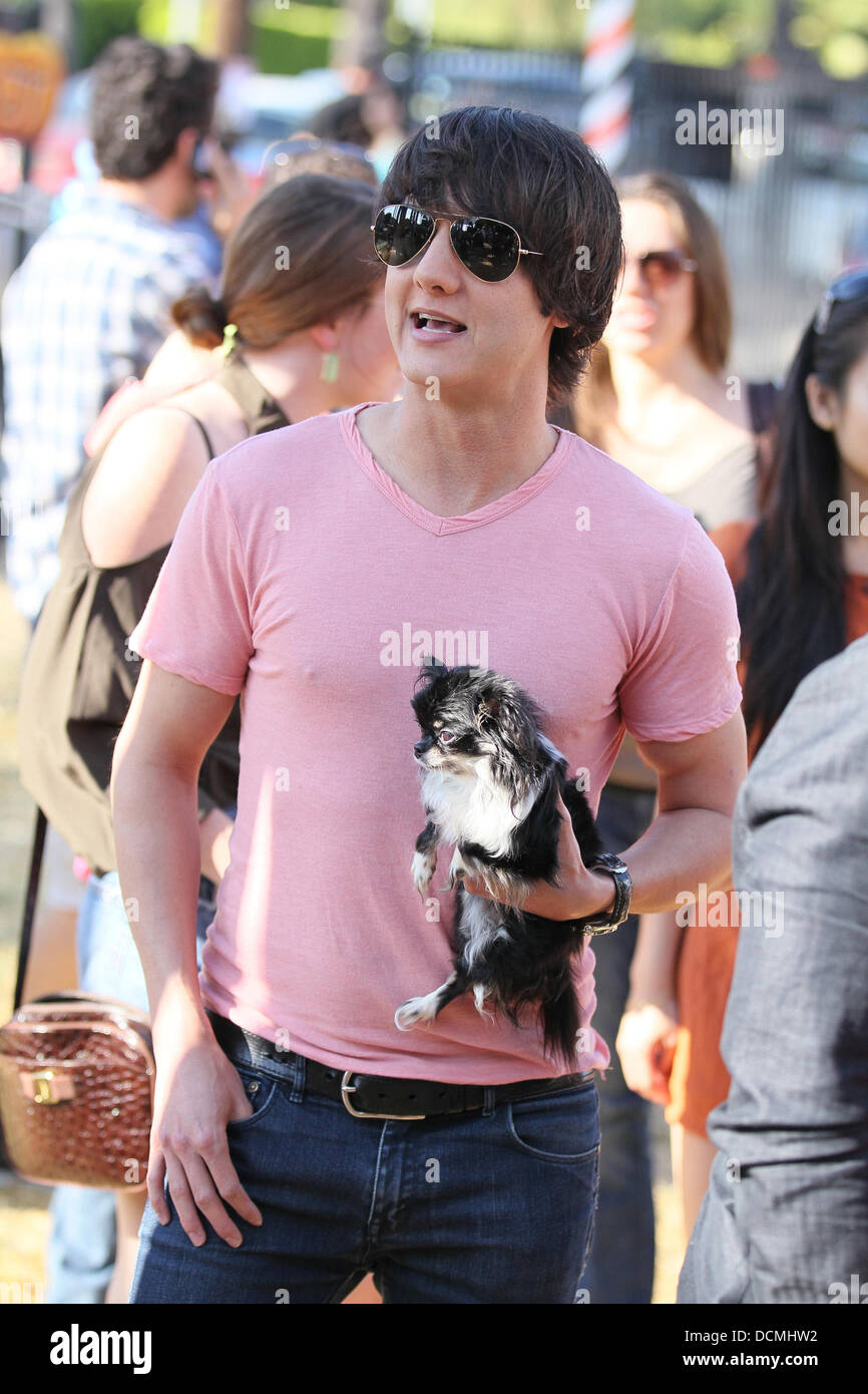 Chad Rogers visits Mr Bones Pumpkin Patch in West Hollywood West ...
