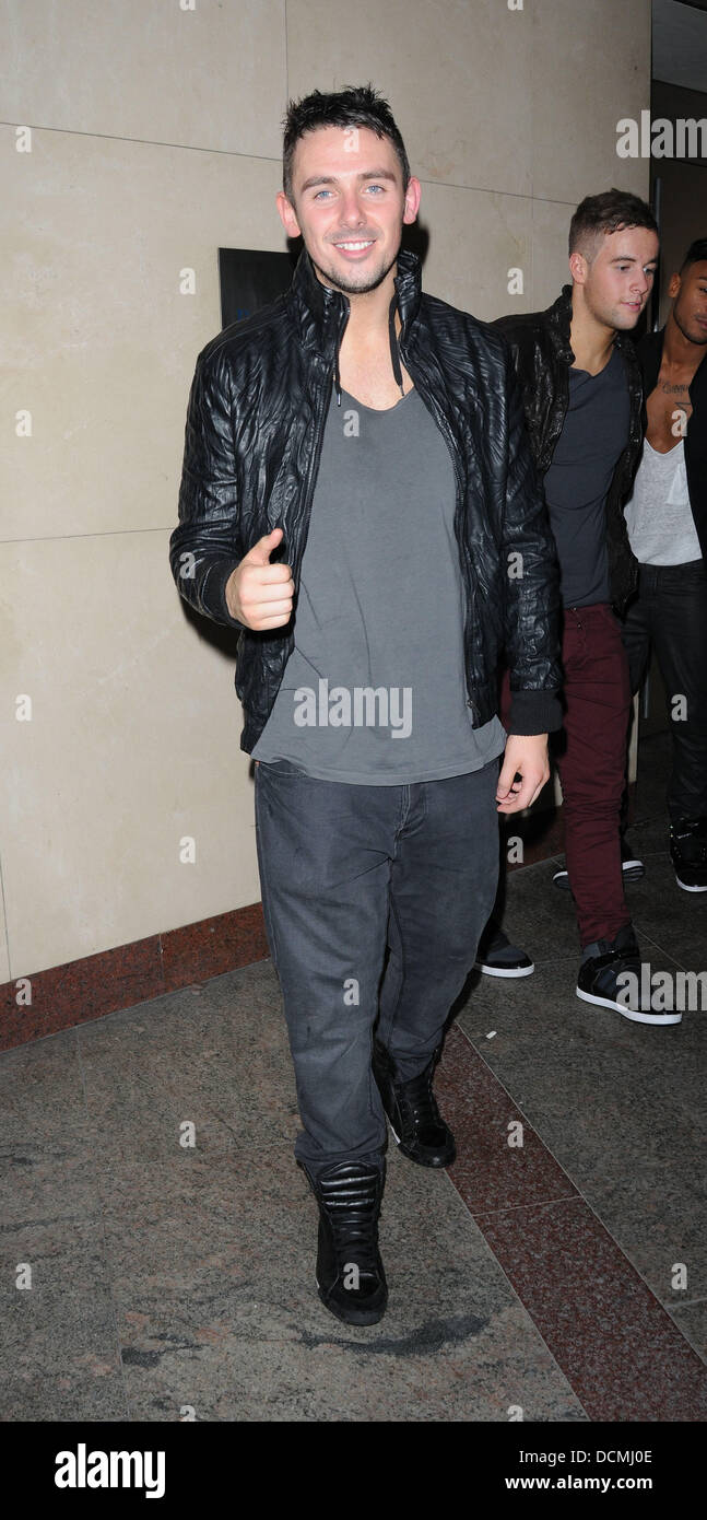 Charlie Healy of The Risk X Factor finalists enjoy a night out at ...