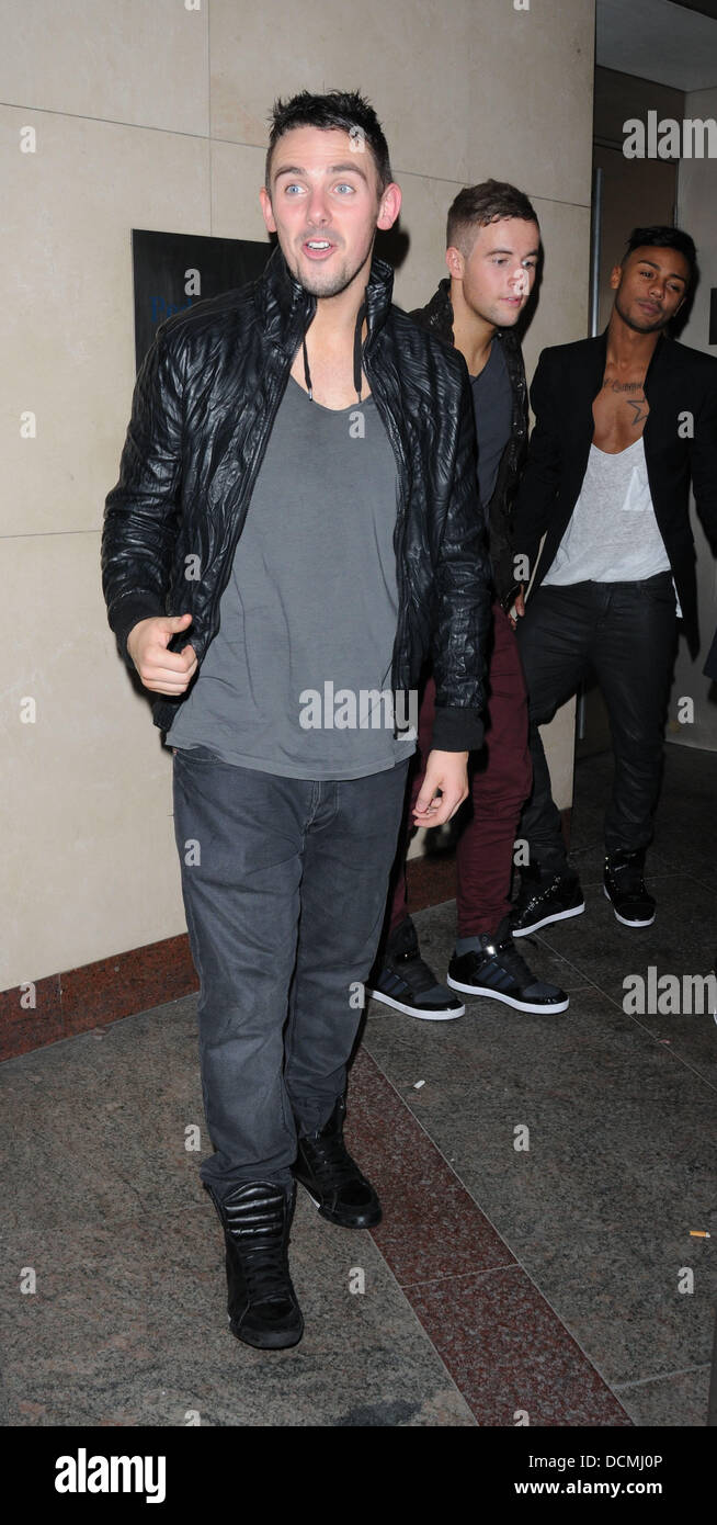 Charlie Healy of The Risk X Factor finalists enjoy a night out at ...