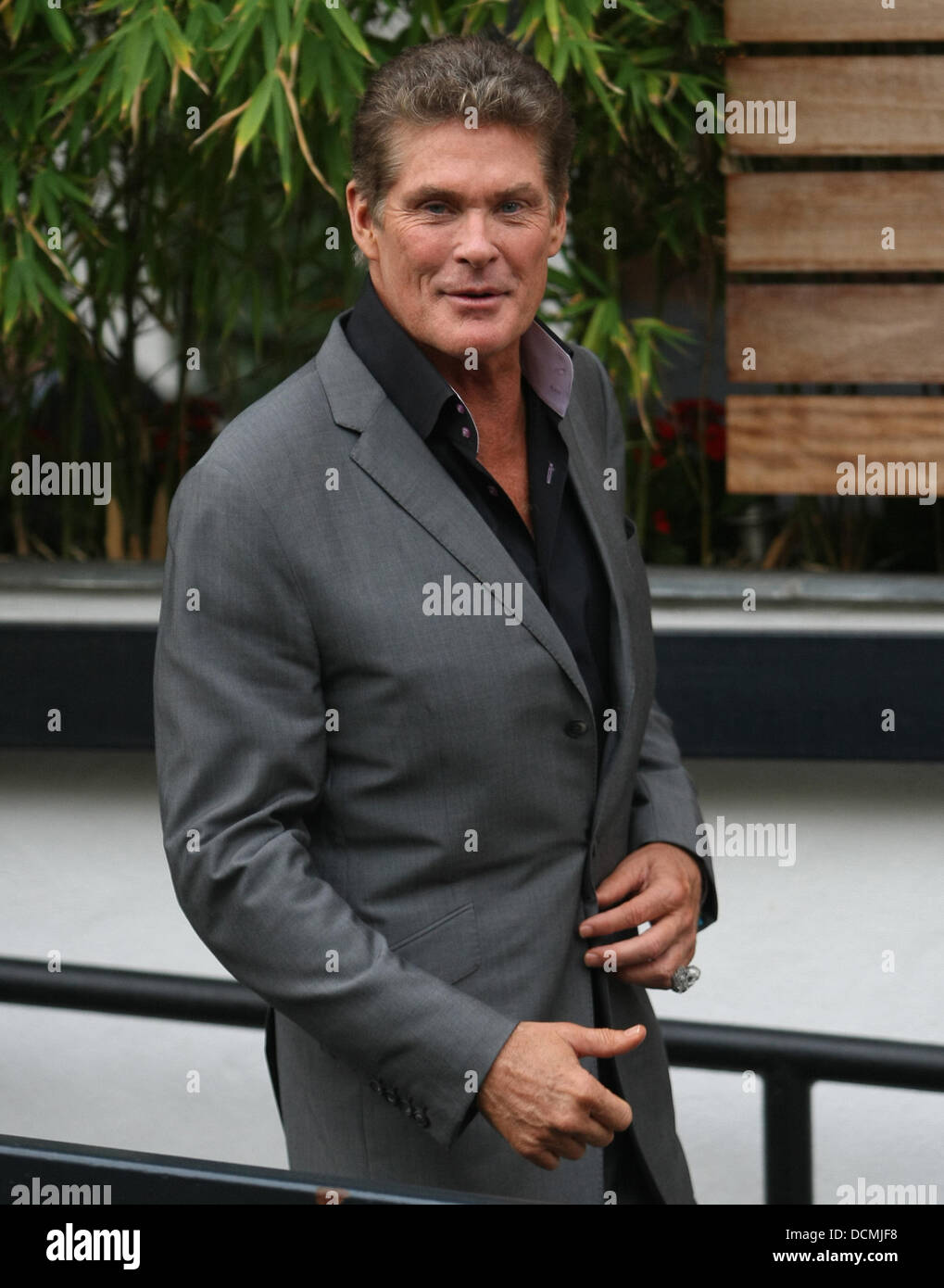 David Hasselhoff at the ITV studios London, England - 24.10.11 Stock ...