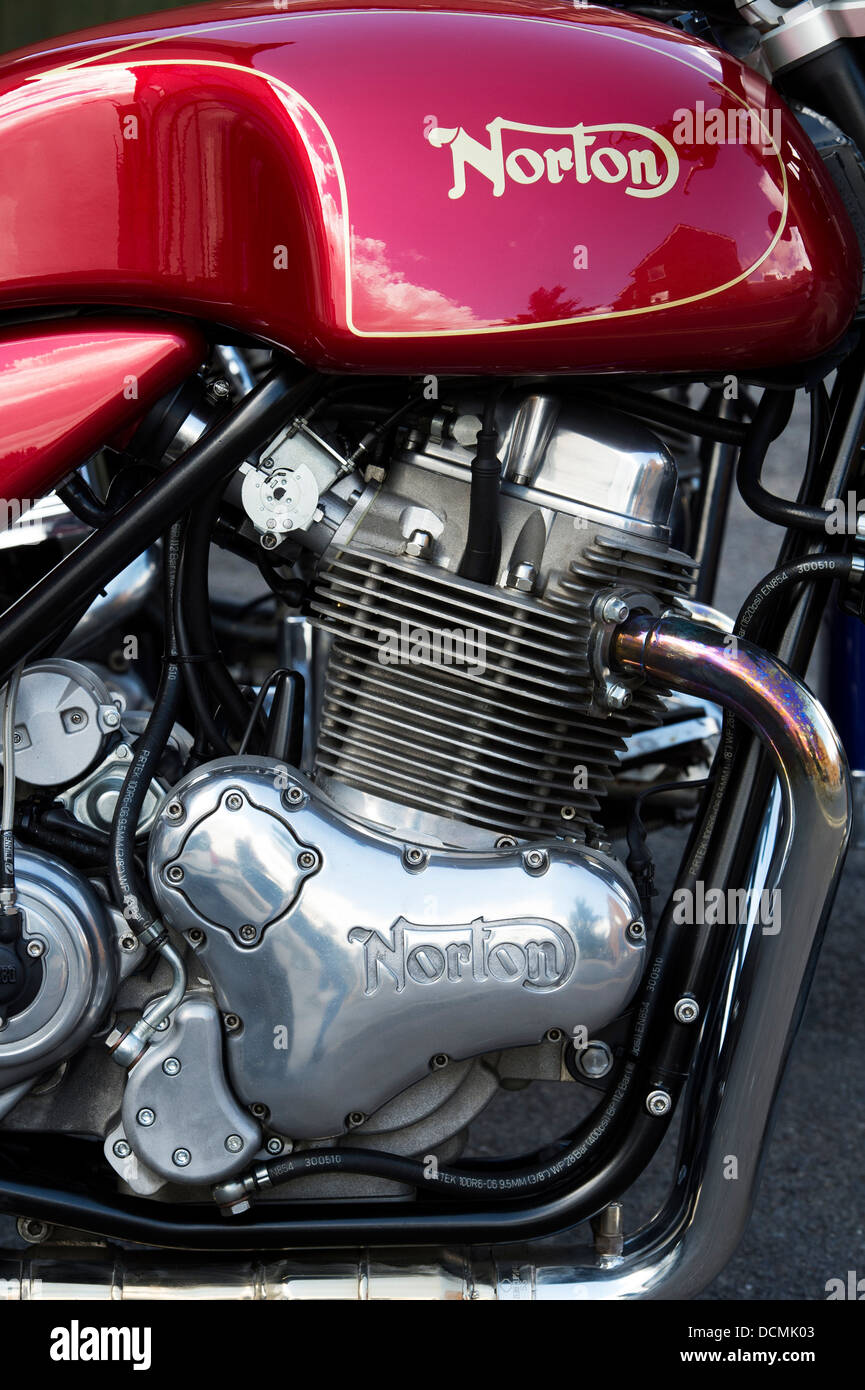 Norton Commando 961 motorcycle. Classic british motorcycle Stock Photo ...