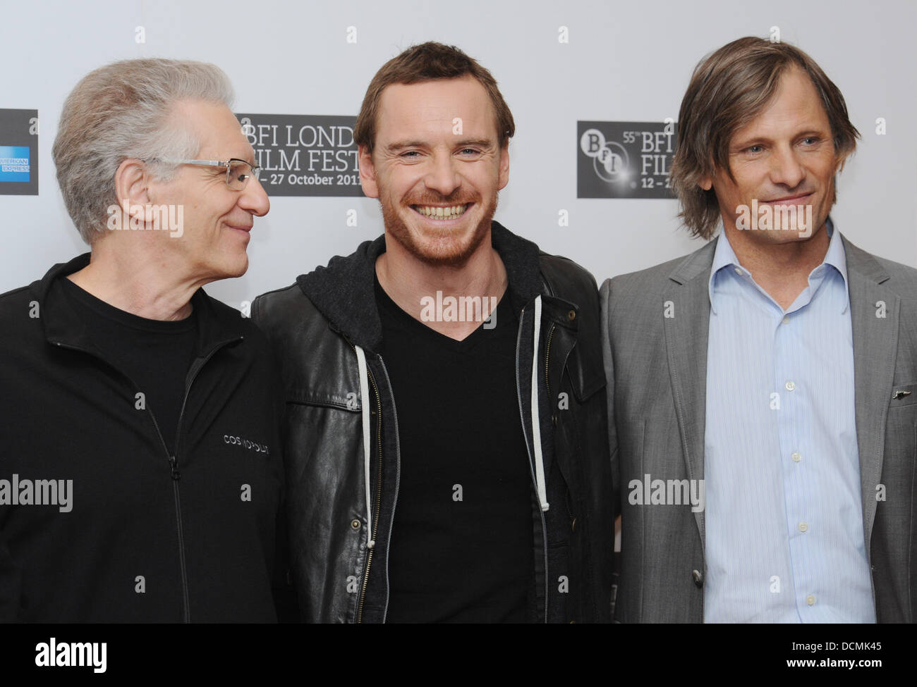 David Cronenberg, Viggo Mortensen and Michael Fassbender BFI London ...