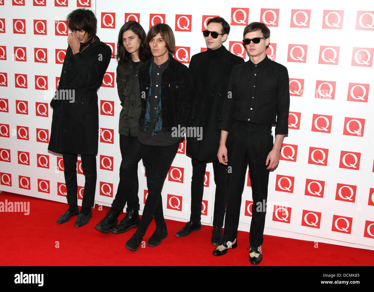 Faris Badwan, Joshua Hayward, Tom Cowan, Rhys Webb, Joe Spurgeon of The ...