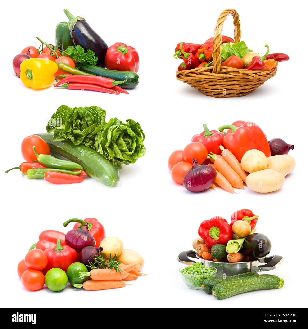 Fresh vegetables collage hi-res stock photography and images - Alamy