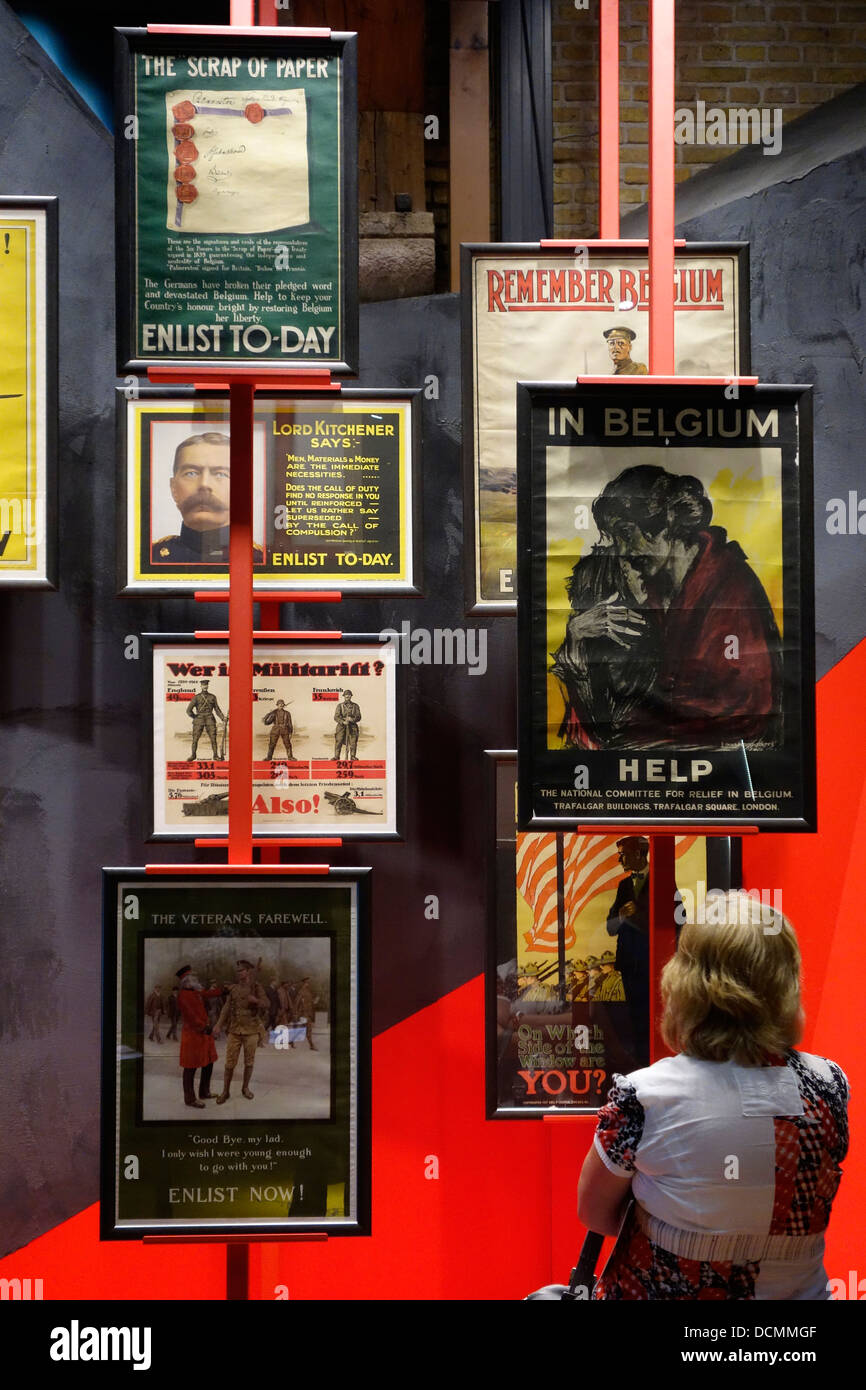 WWI British enlistment posters to recruit army volunteers to fight in ...