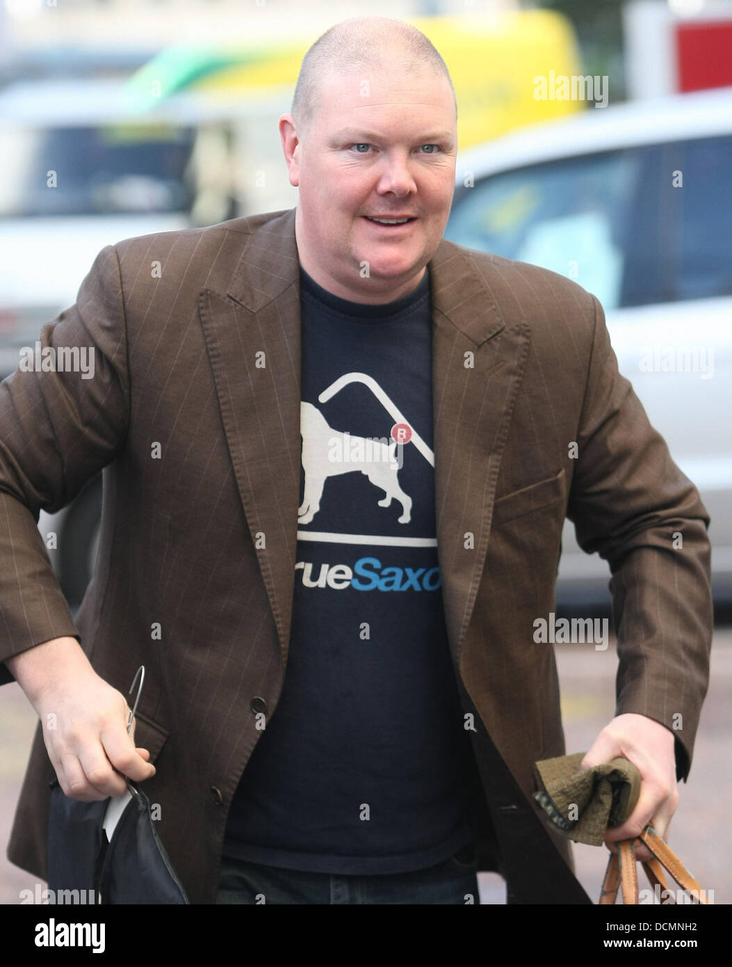 Dominic Brunt outside the ITV studios London, England - 25.10.11 Stock ...