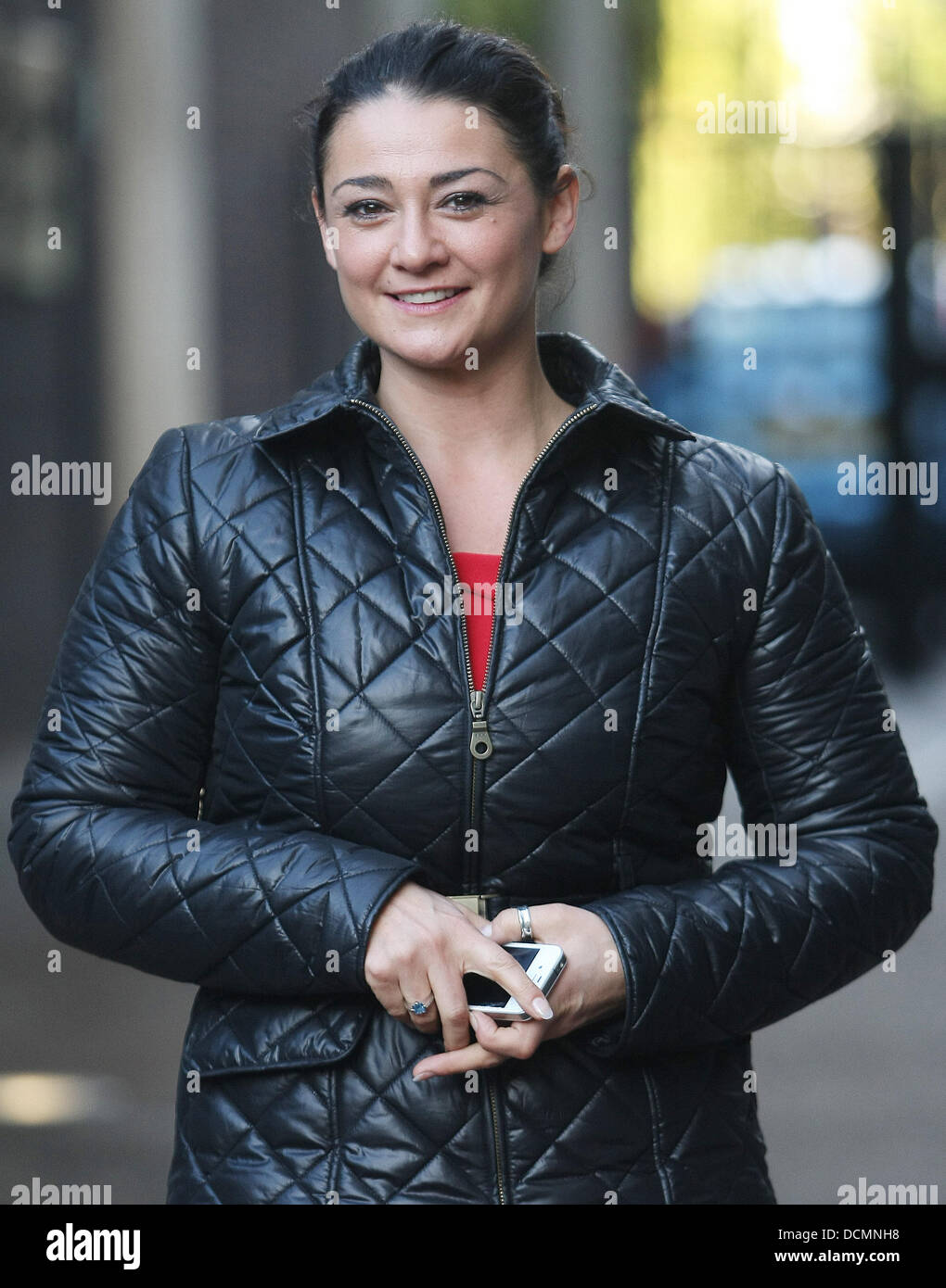 Natalie J. Robb outside the ITV studios London, England - 25.10.11 ...