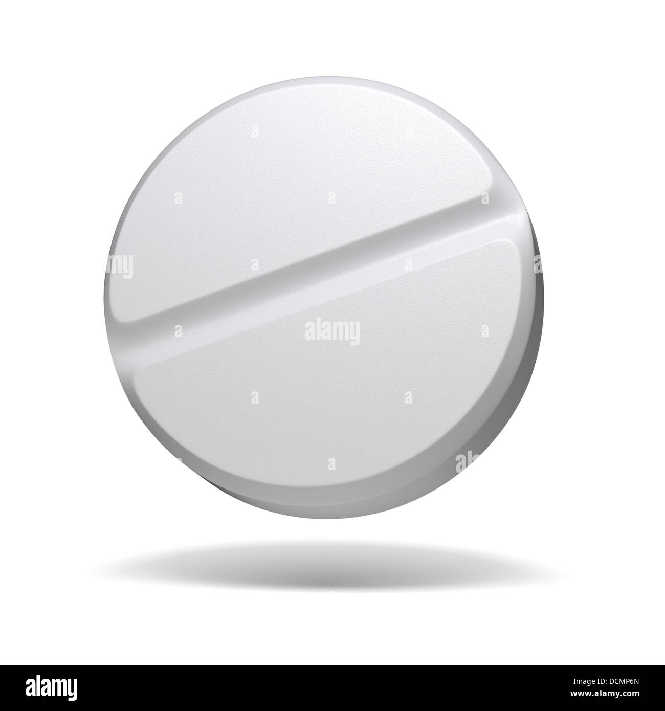 Medical pill tablet - isolated on white background Stock Photo - Alamy