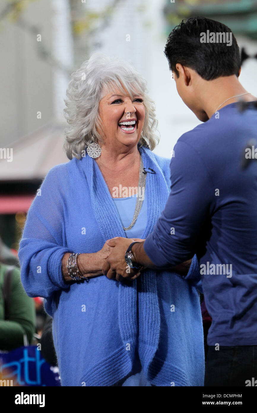 Paula Deen at The Grove to film an appearance for the entertainment ...