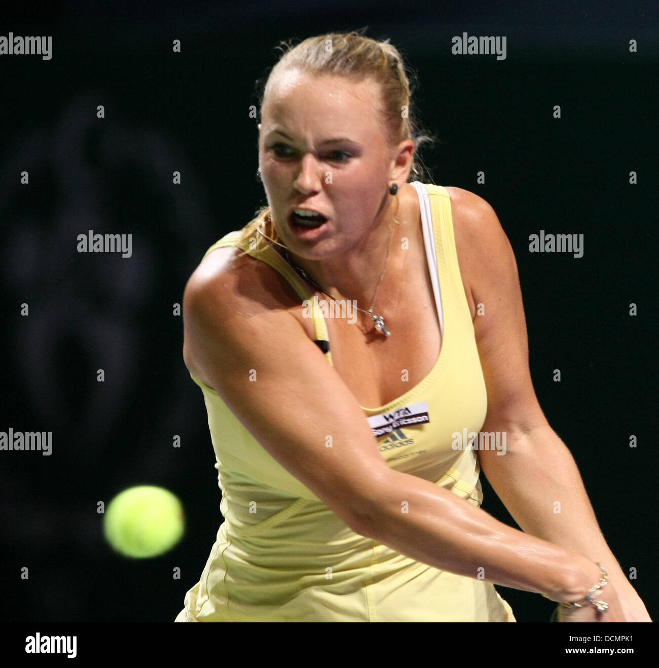 Caroline Wozniacki of Denmark TEB BNP Paribas WTA Championships ...