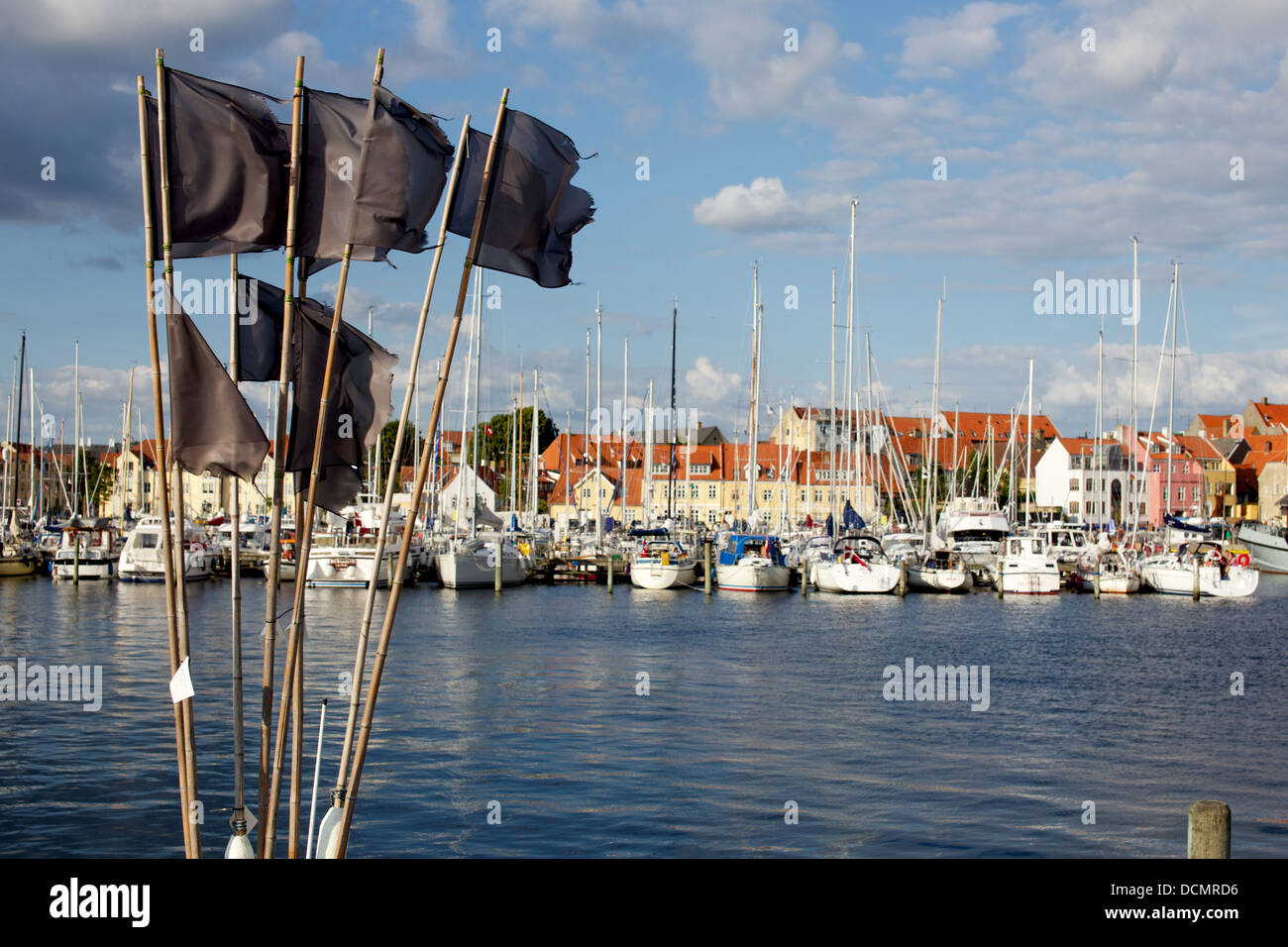 Faaborg harbor - Denmark Stock Photo - Alamy