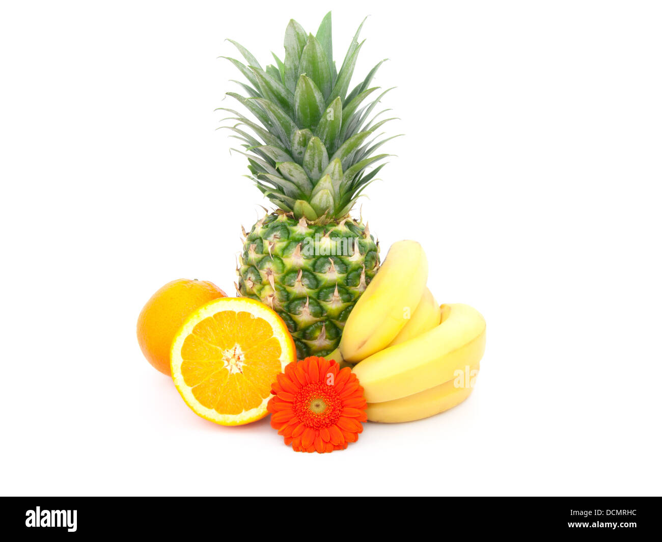 Fruit isolated on white background Stock Photo - Alamy