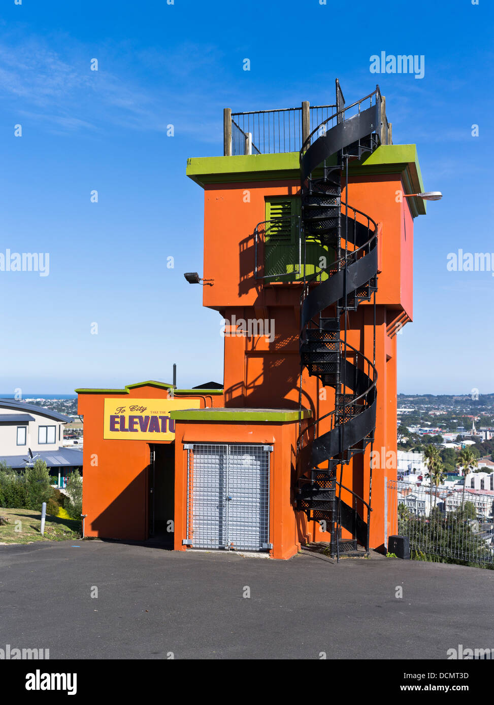 dh WANGANUI NEW ZEALAND Durie Hill elevator and viewing platform Stock ...