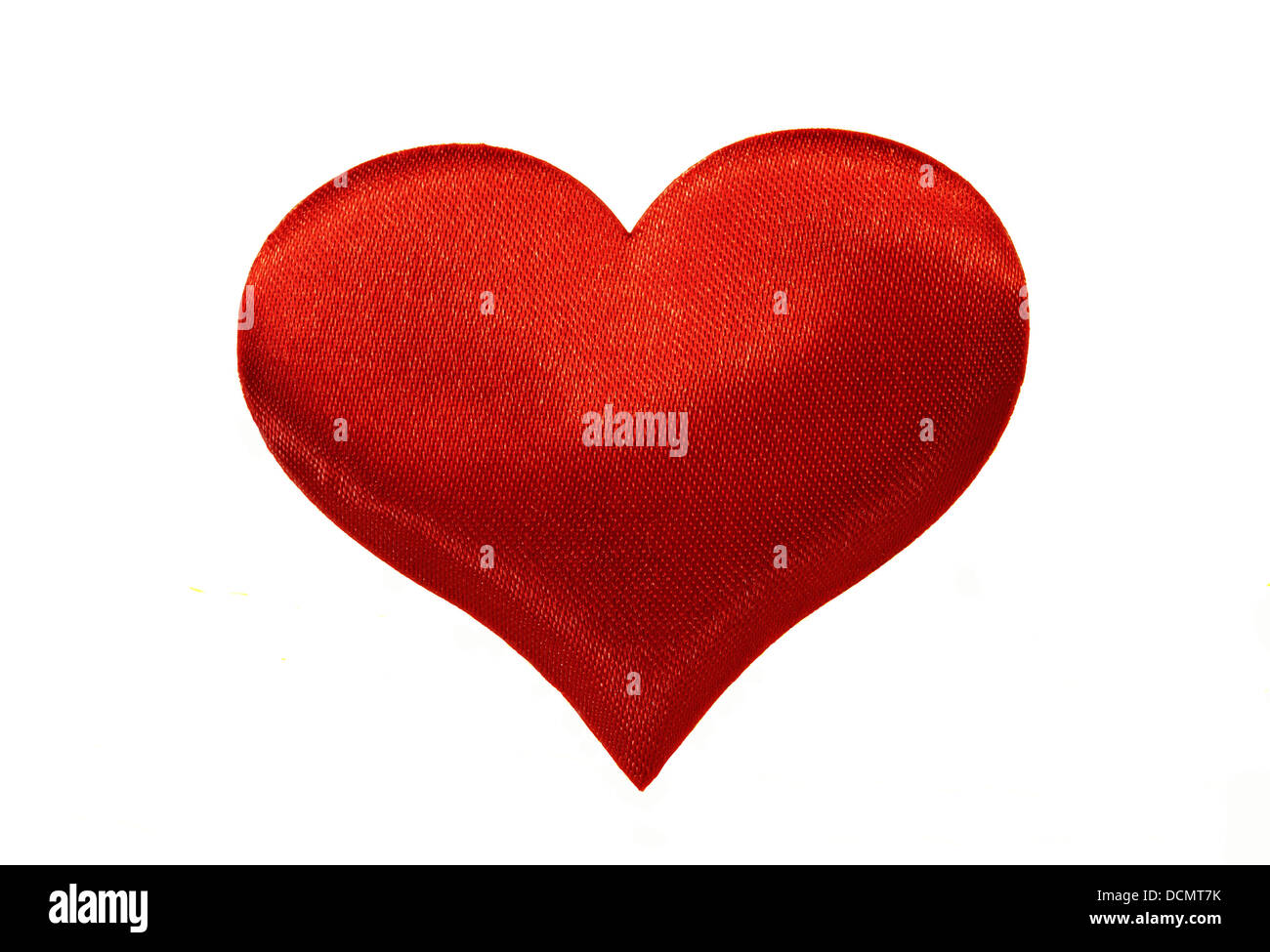 Silk red heart Stock Photo - Alamy