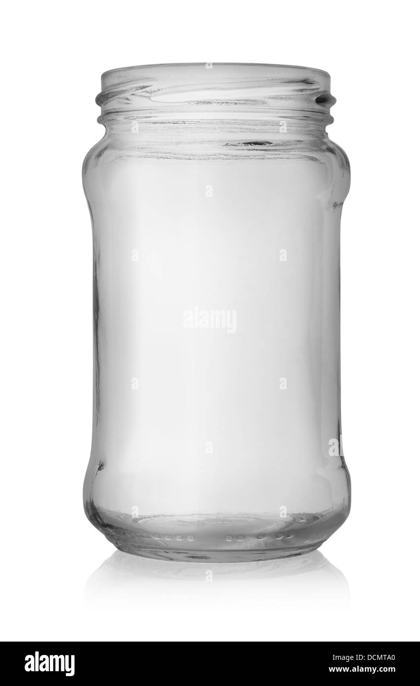 Empty jar isolated Stock Photo - Alamy
