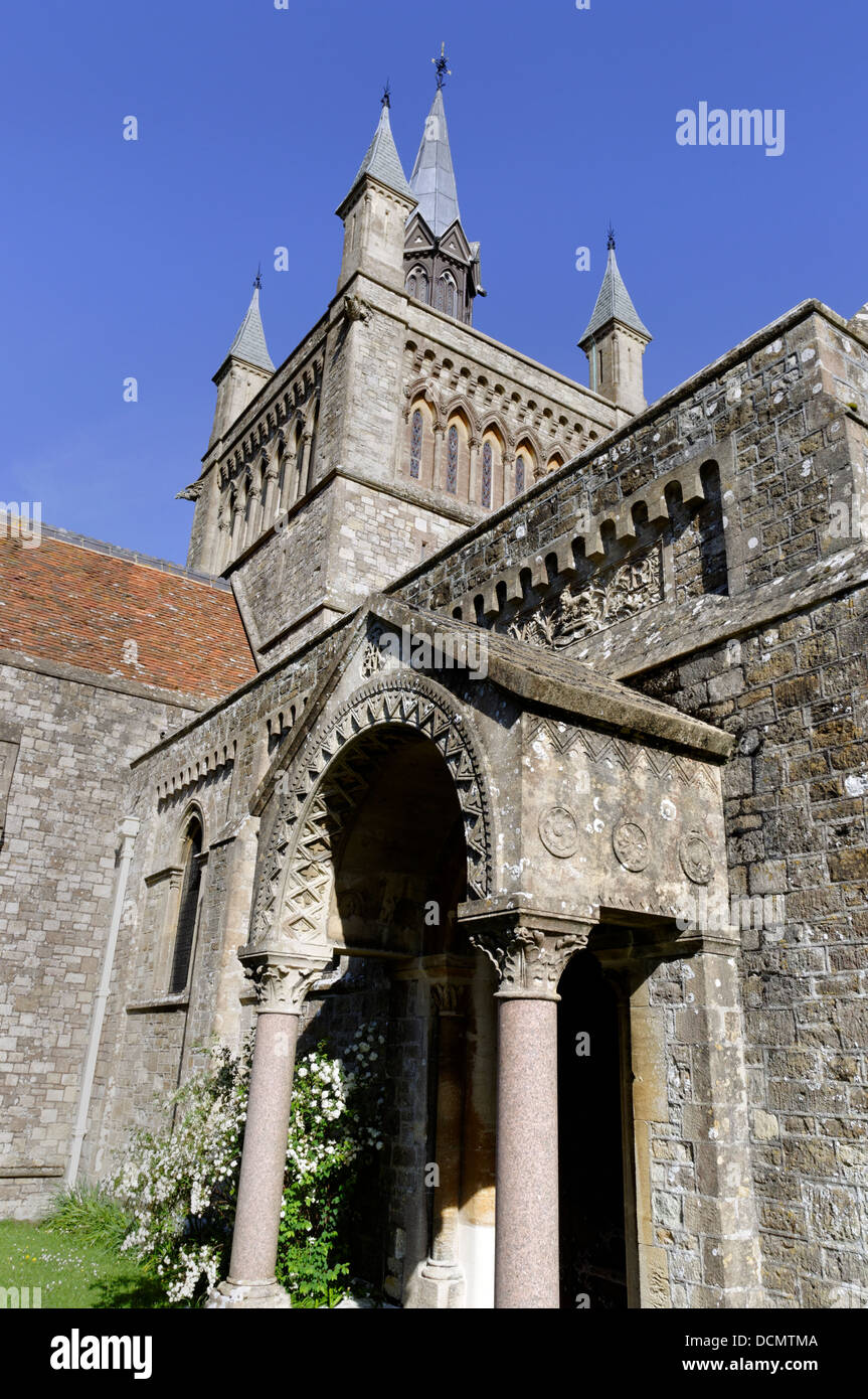 Churchyard, St Mildred's, Whippingham, Isle of Wight, England, UK, GB ...