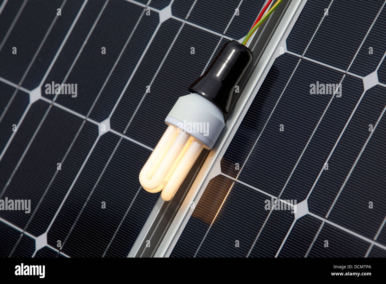 Bulb solar panel light hi-res stock photography and images - Alamy