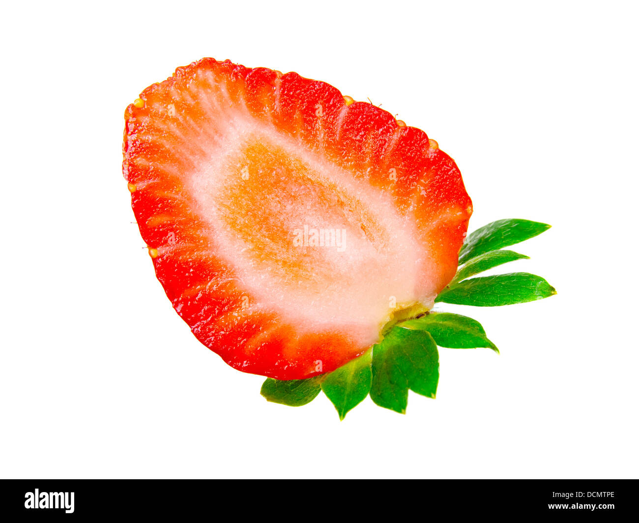 Half strawberry Cut Out Stock Images & Pictures - Alamy