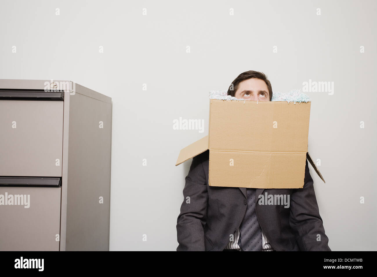 Head in a box hi-res stock photography and images - Alamy