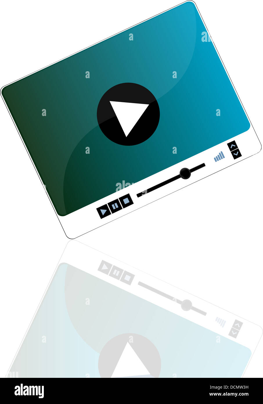 Video media player application interface Stock Photo - Alamy