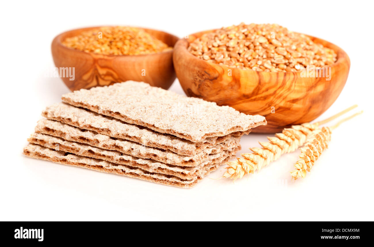 crispbread with wheat grain Stock Photo - Alamy