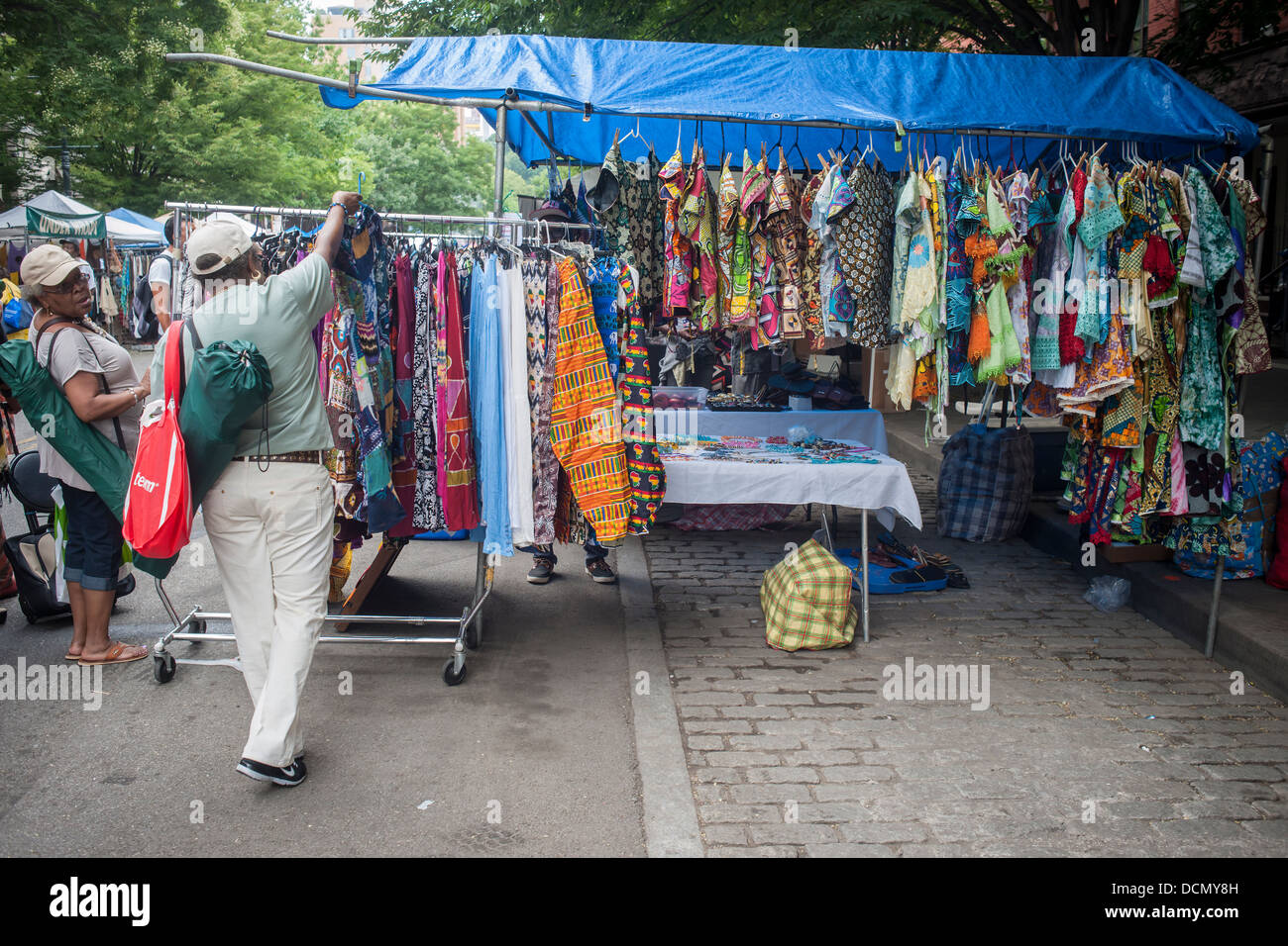 Harlem Week street fair is celebrated on West 135th Street in Harlem in ...