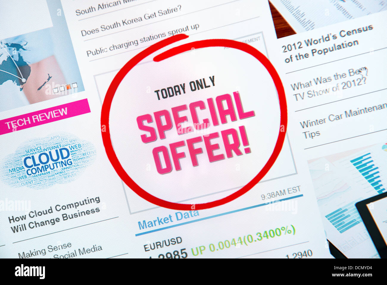 Special offer proposal Stock Photo - Alamy