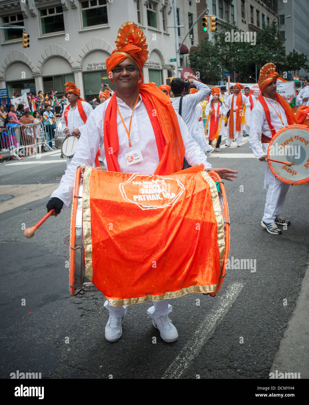 Indian-Americans from the tri-state area around New York celebrate at ...