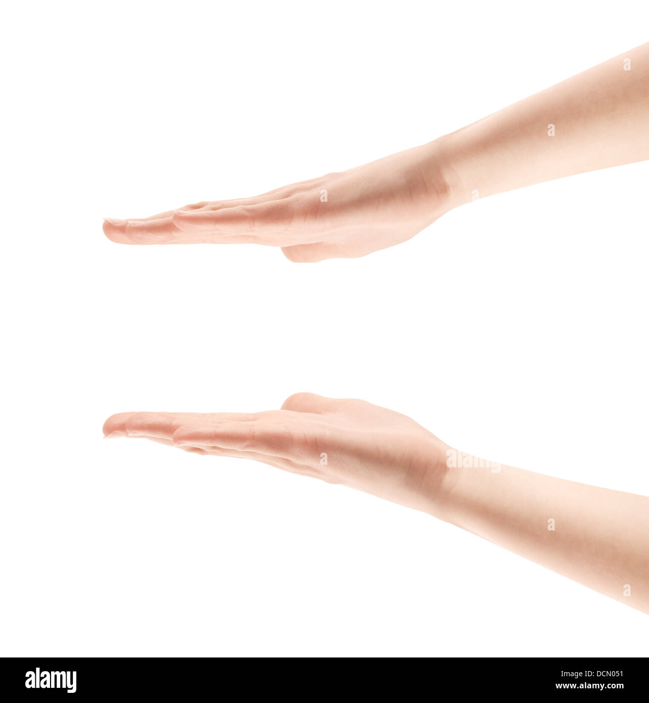 Framing Hands Isolated Stock Photo - Alamy