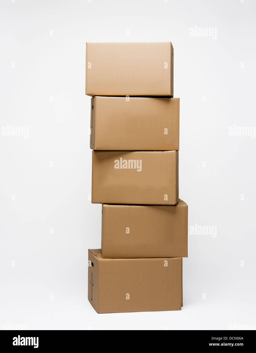 Stack of Cardboard Boxes Stock Photo - Alamy