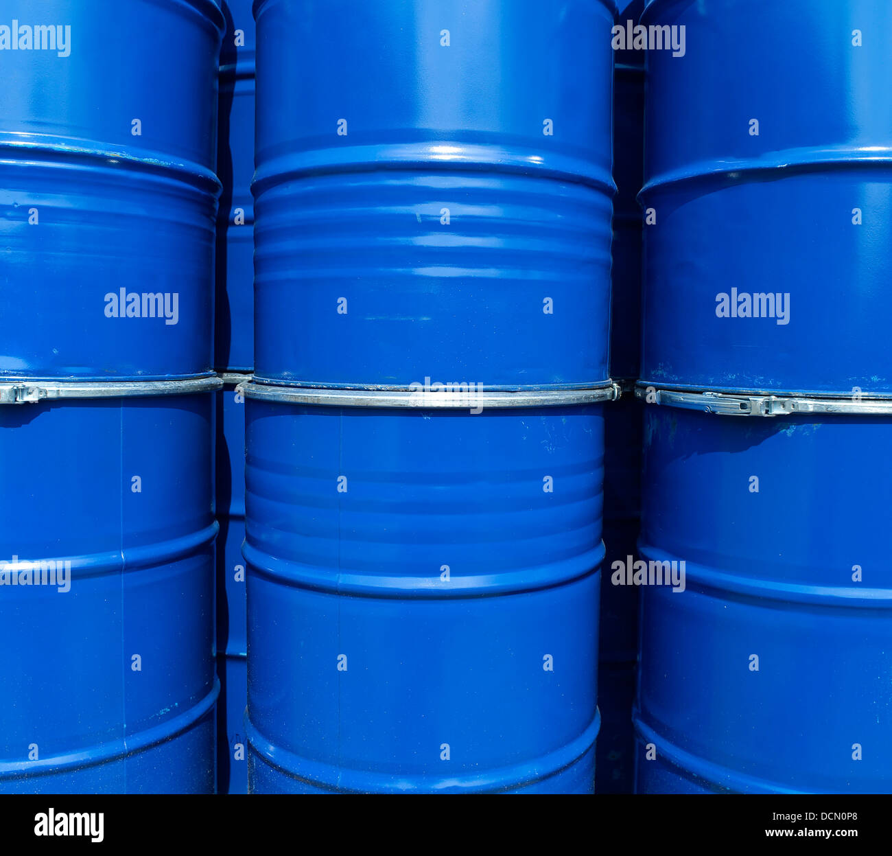 Row oil drums hi-res stock photography and images - Alamy