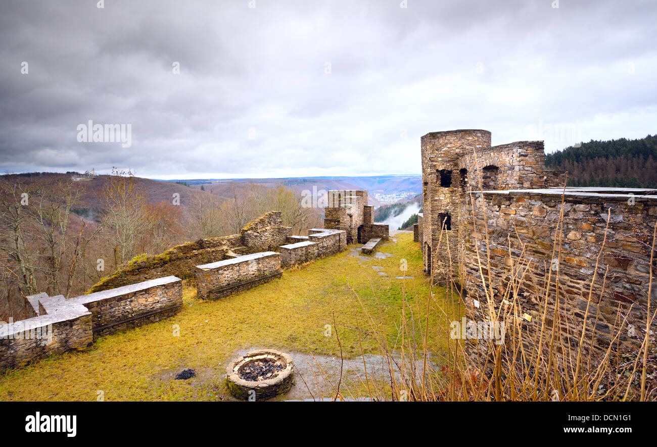 Top view ruins old hi-res stock photography and images - Alamy