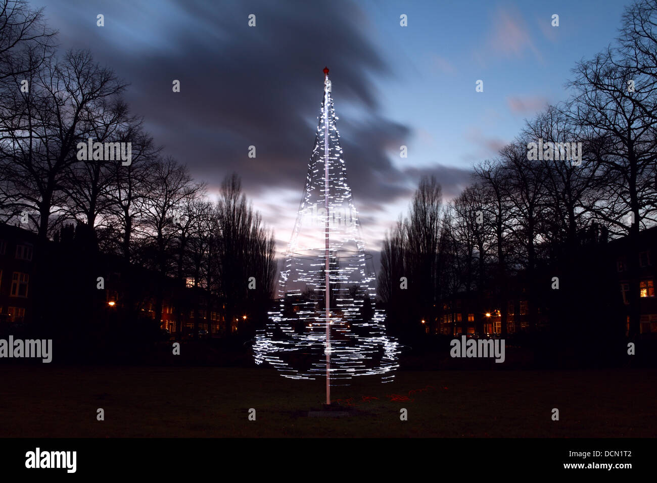 artificial Cristmas tree Stock Photo - Alamy