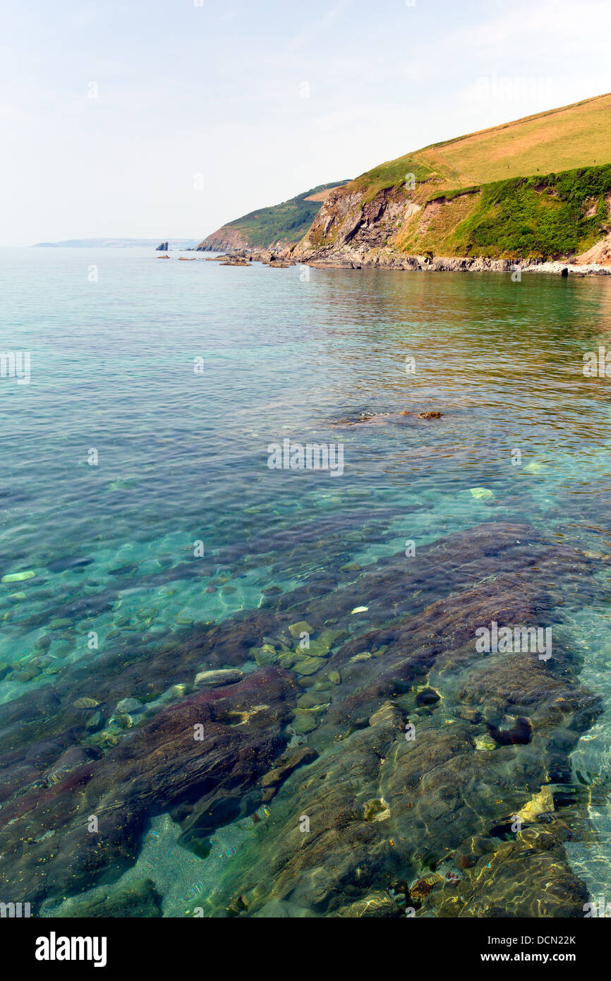 Clear blue seawater portwrinkle beach hi-res stock photography and ...