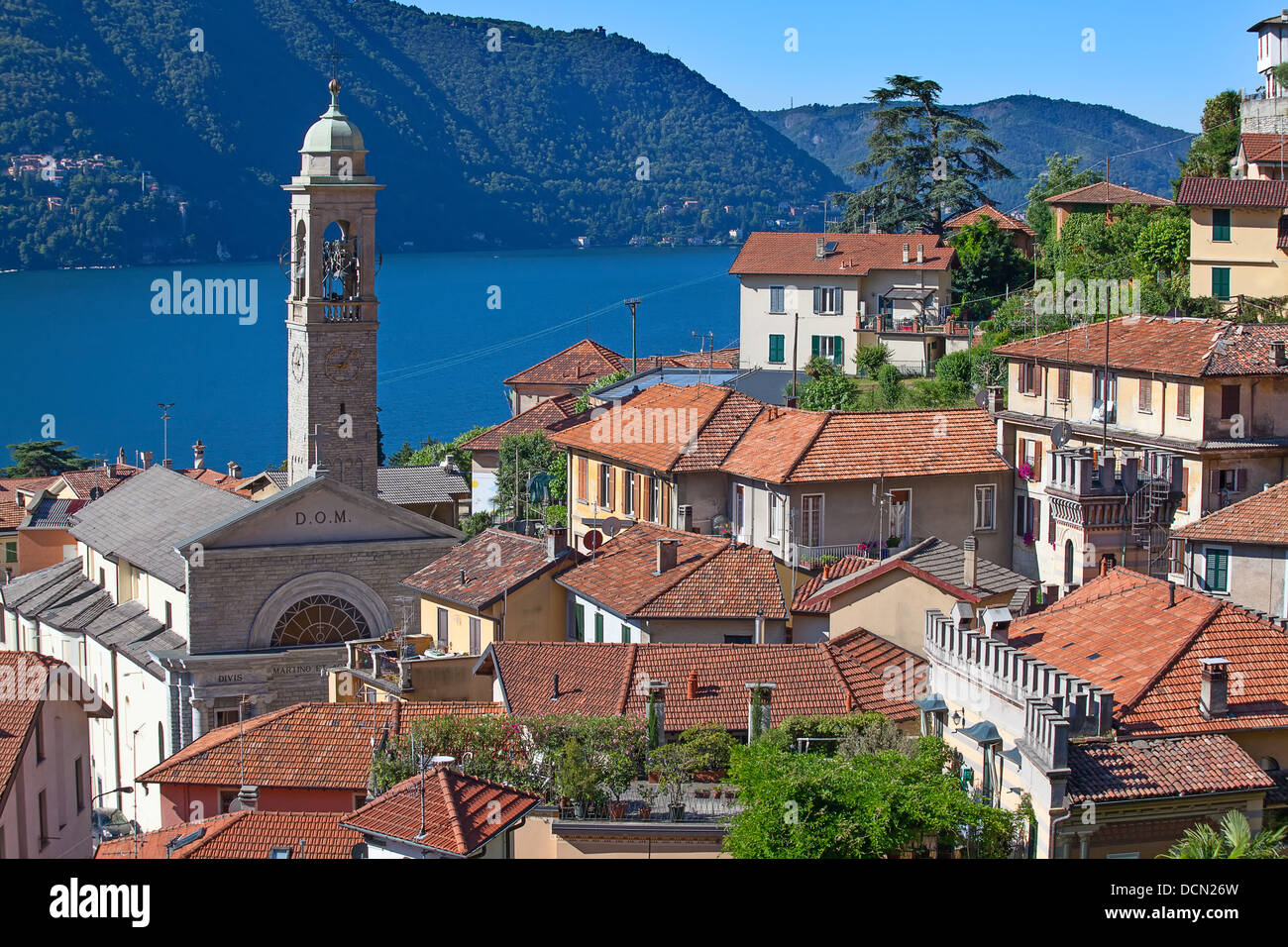 Landscapes around famous lake Como in northern Italy Stock Photo - Alamy