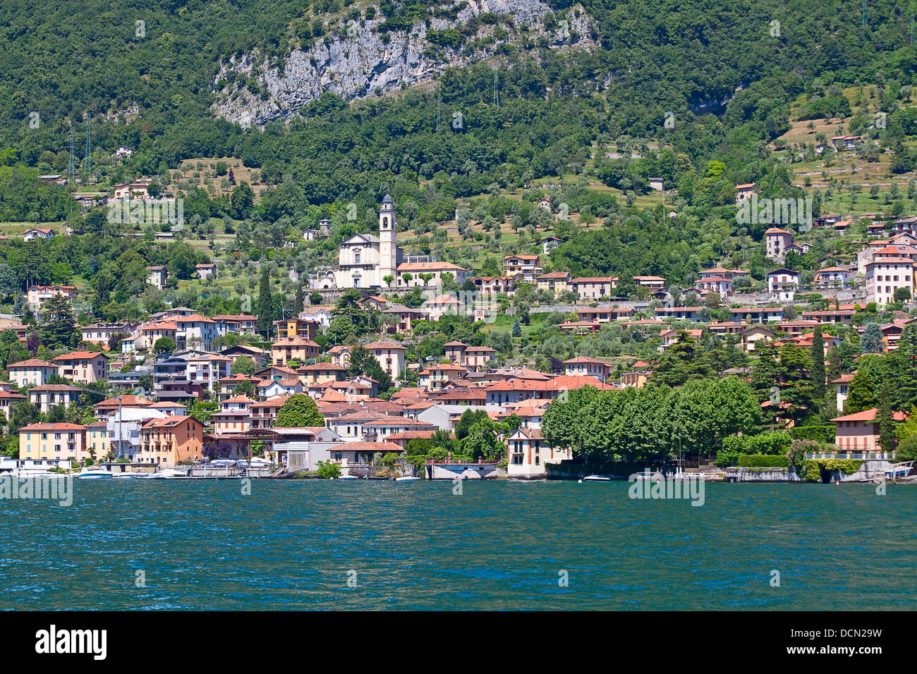 Landscapes around famous lake Como in northern Italy Stock Photo - Alamy