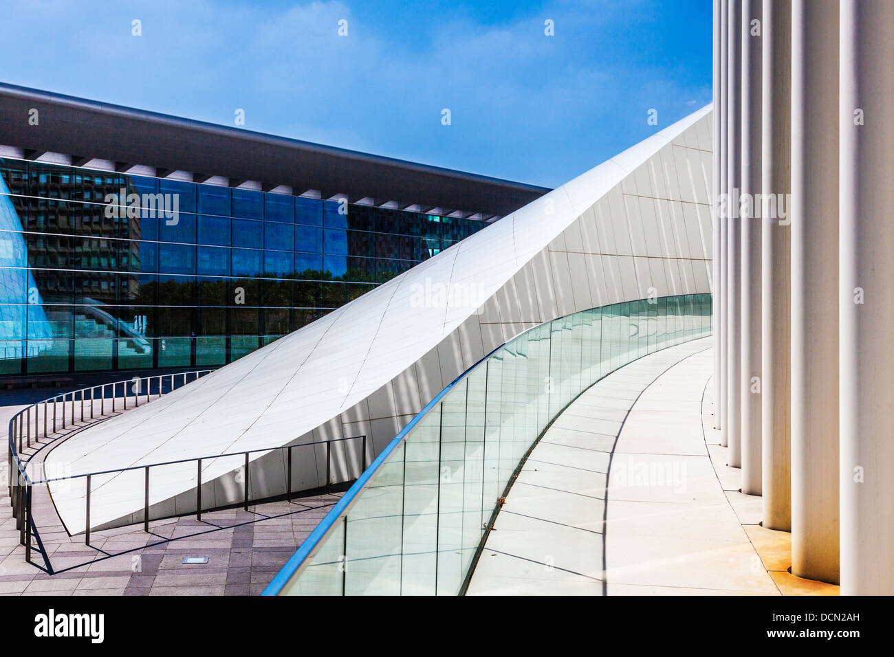 The European Conference & Congress Centre and the Philharmonie concert ...
