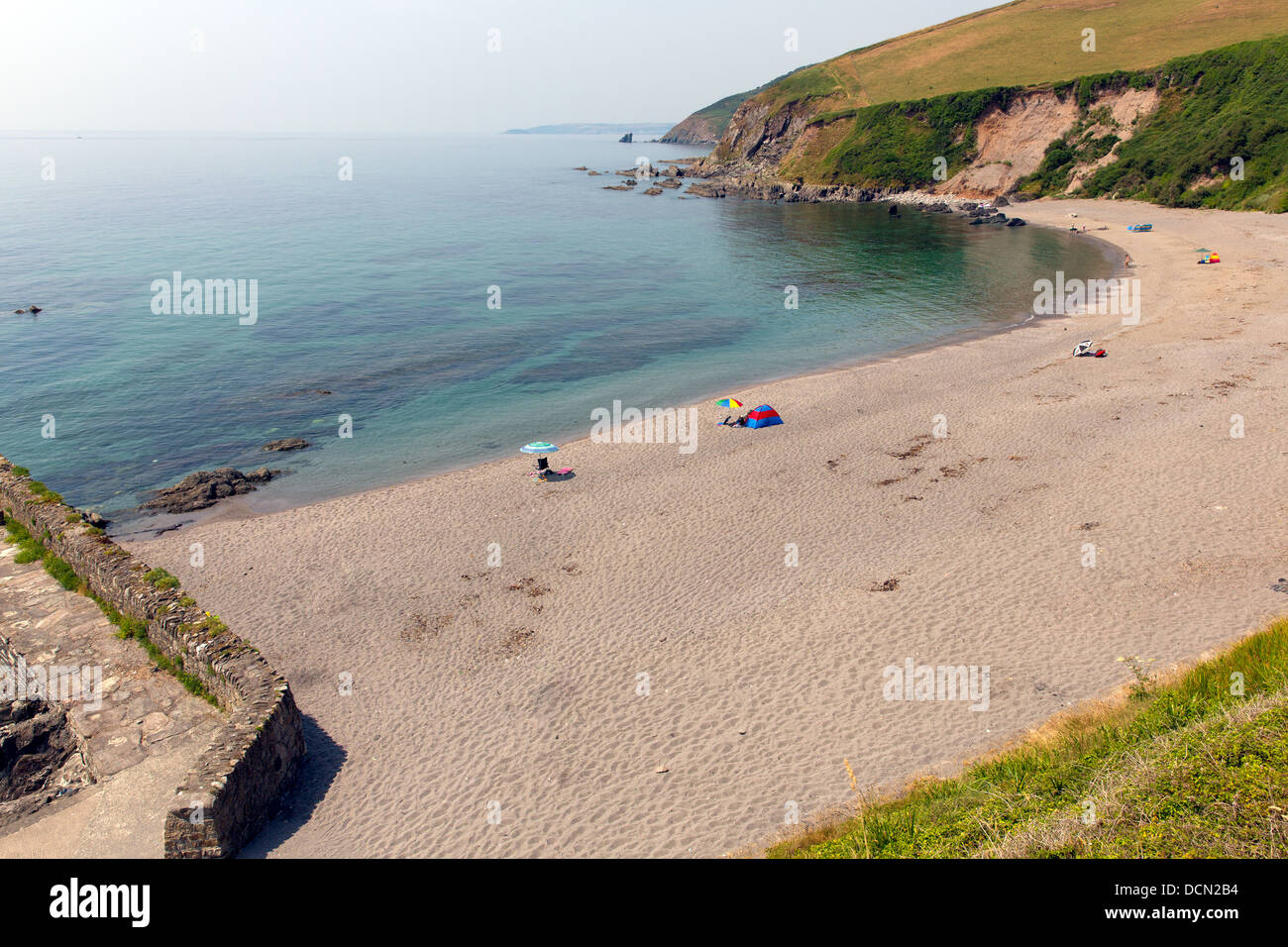 Portwrinkle beach Whitsand Bay near Looe Cornwall England United ...