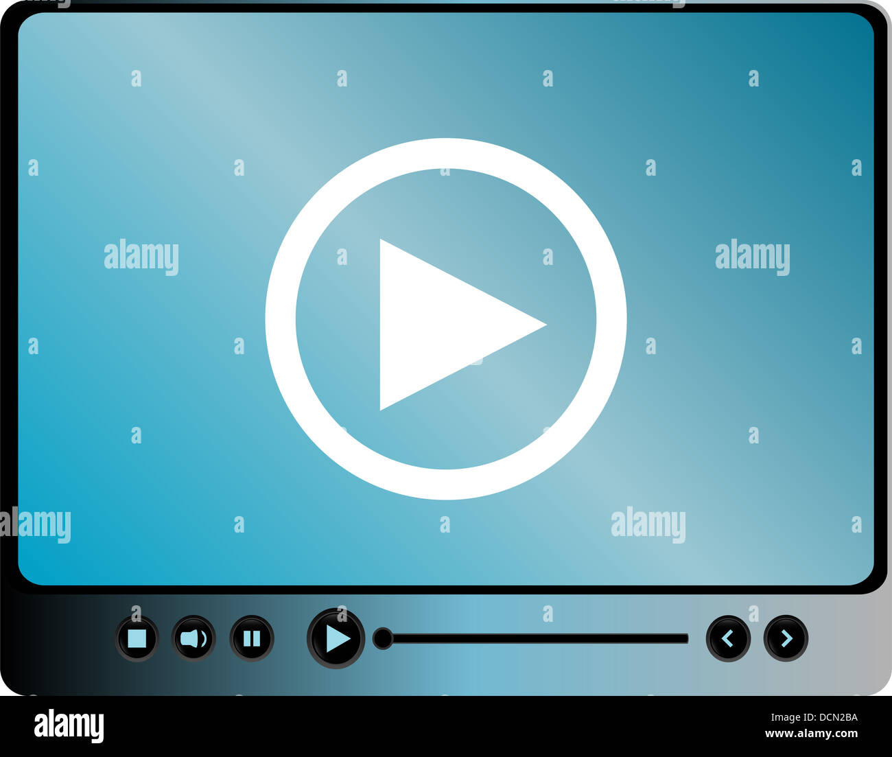Media player interface Stock Photo - Alamy