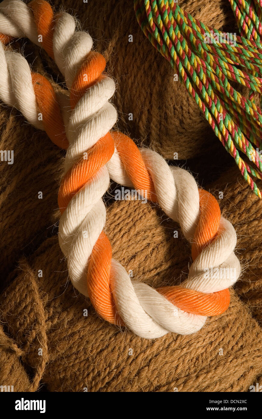 Historic Dockyards rope making traditional way. 2013 Chatham Kent ...