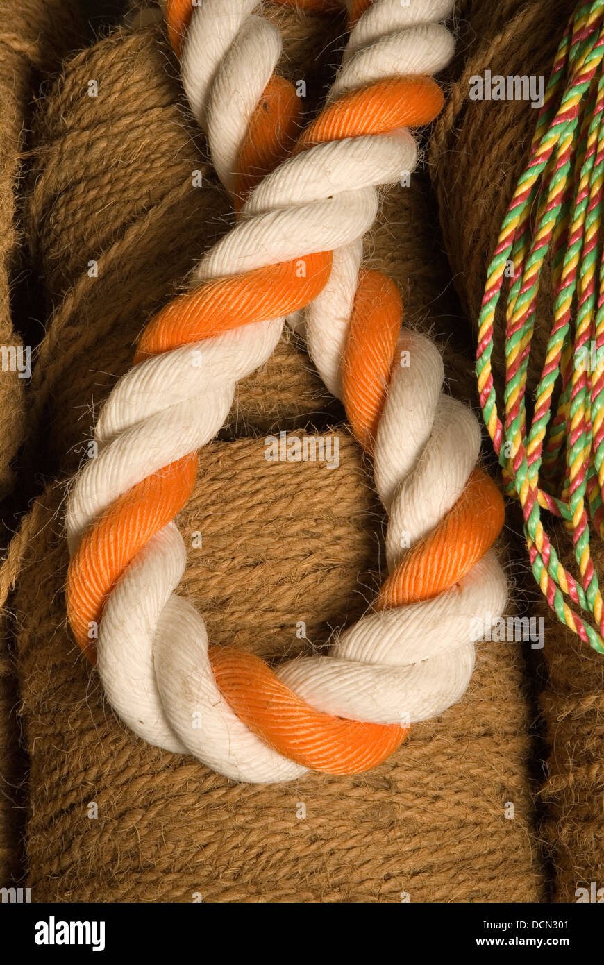 Historic Dockyards rope making traditional way. 2013 Chatham Kent ...