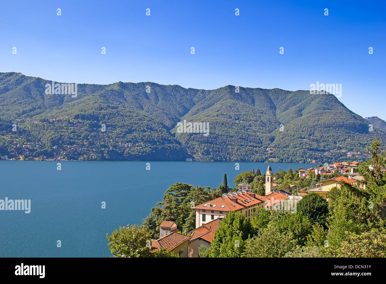 Landscapes around famous lake Como in northern Italy Stock Photo - Alamy