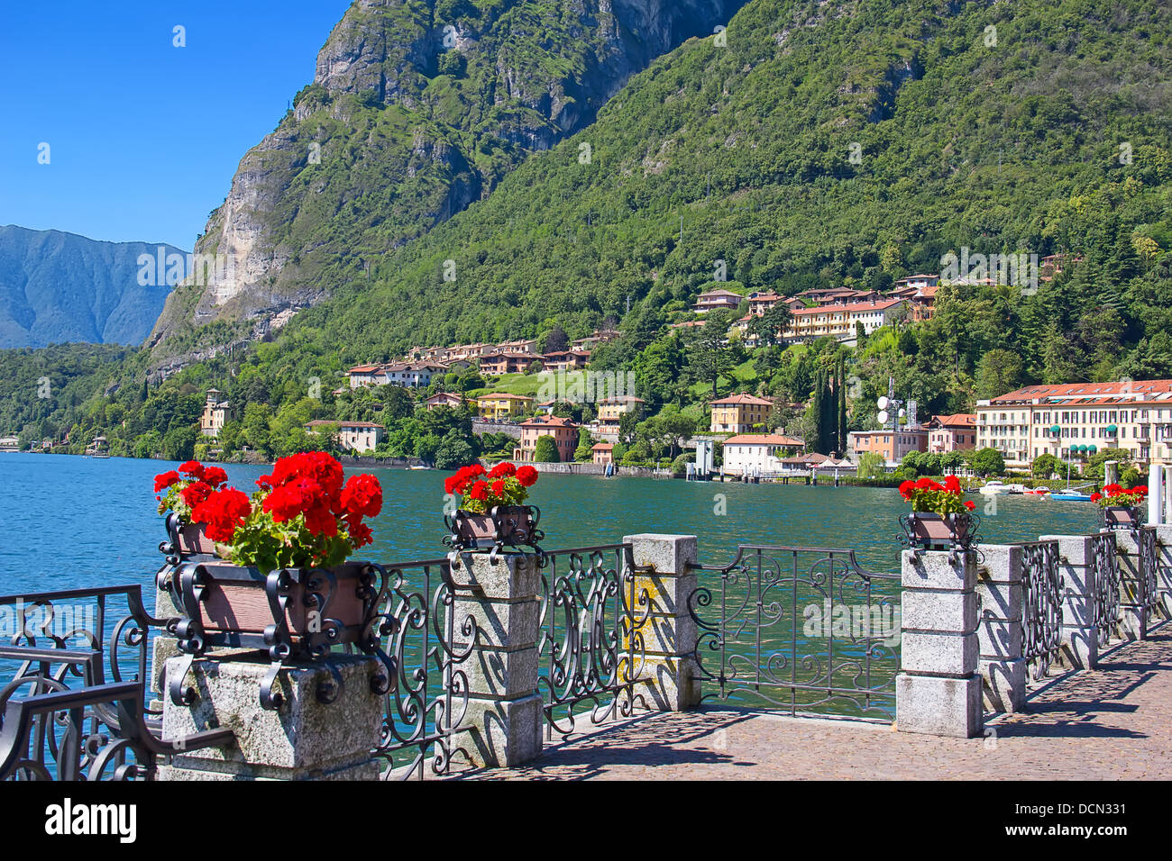 Landscapes around famous lake Como in northern Italy Stock Photo - Alamy