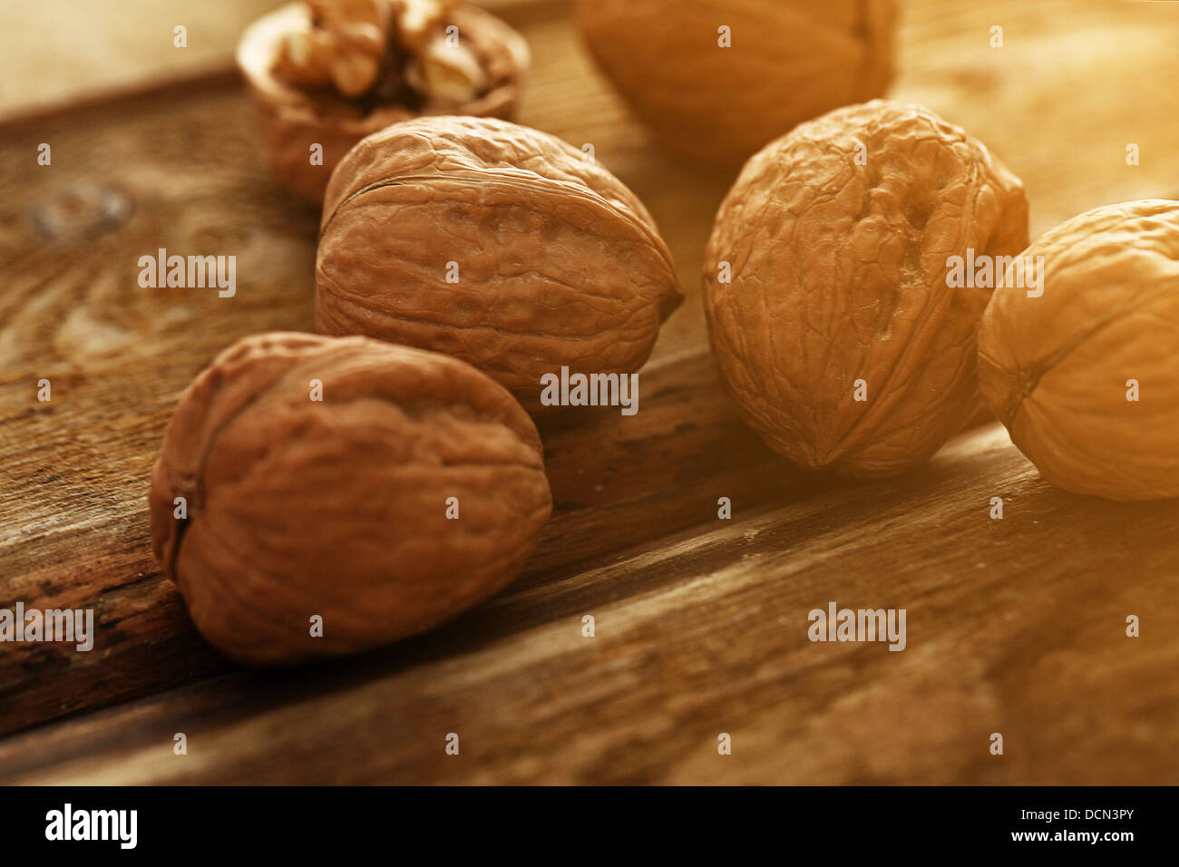 Closeup image of walnuts Stock Photo - Alamy