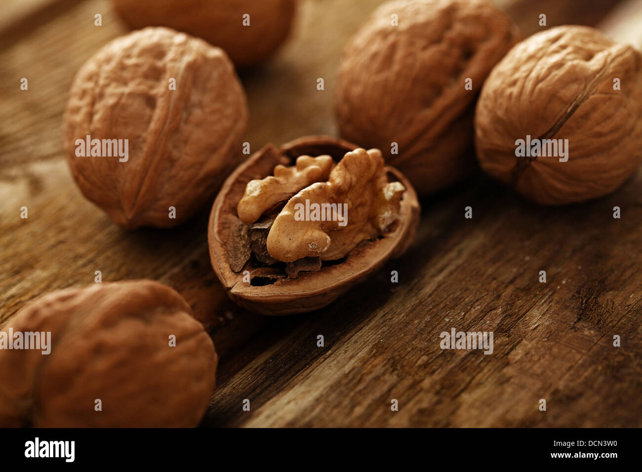 Closeup image of walnuts Stock Photo - Alamy