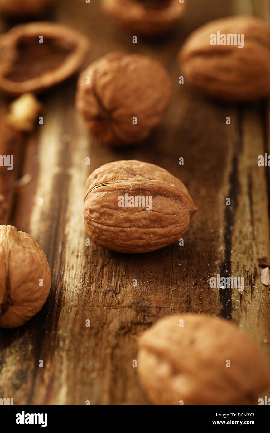 Closeup image of walnuts Stock Photo - Alamy