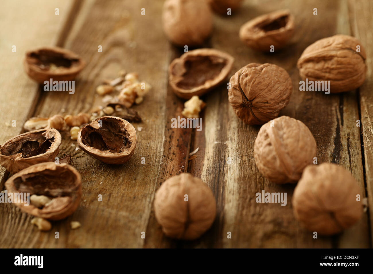 Closeup image of walnuts Stock Photo - Alamy